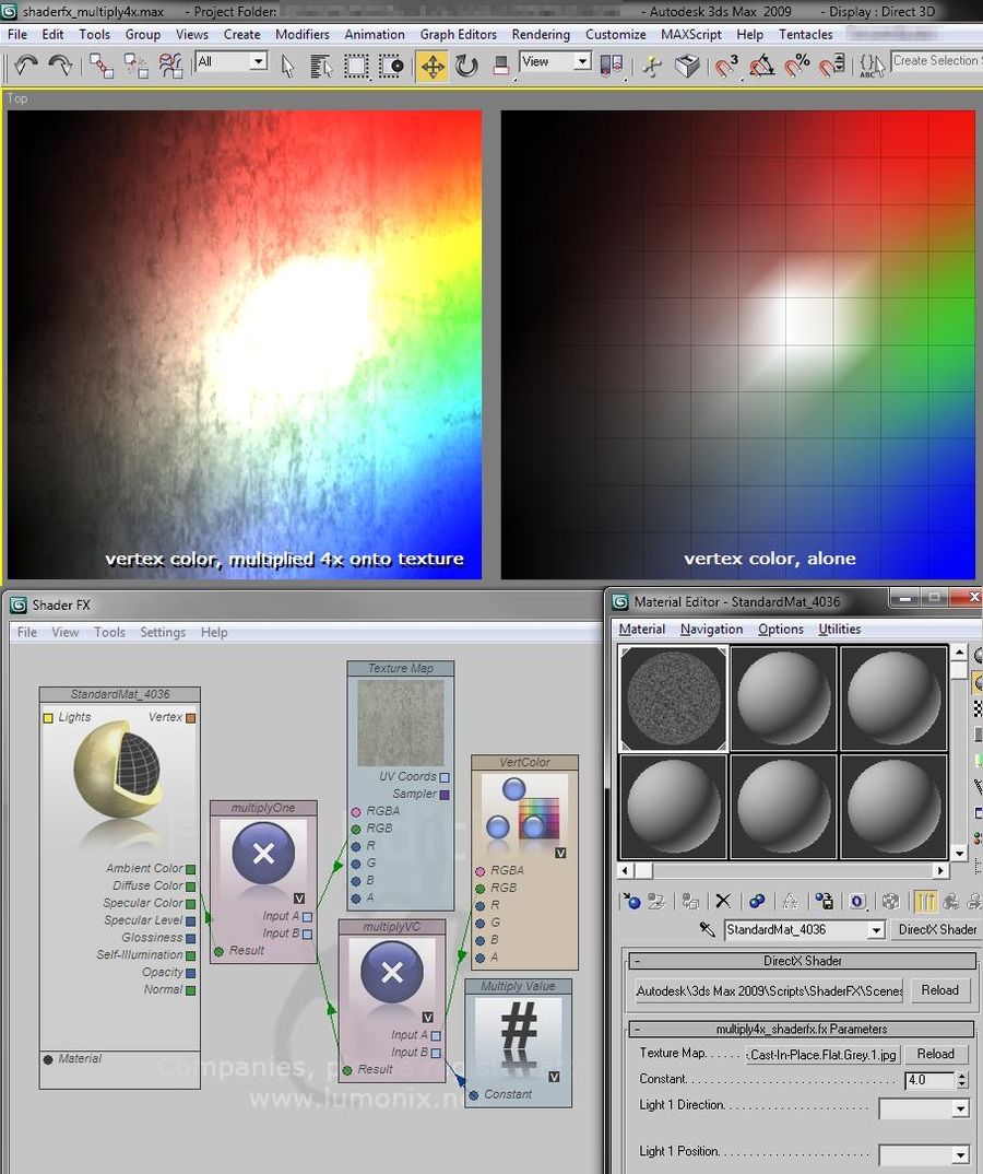 Light map - polycount