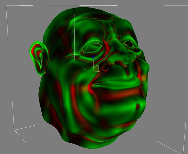 Curvature map - polycount